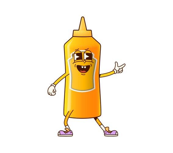 Mustard cartoon icon Royalty Free Vector Image