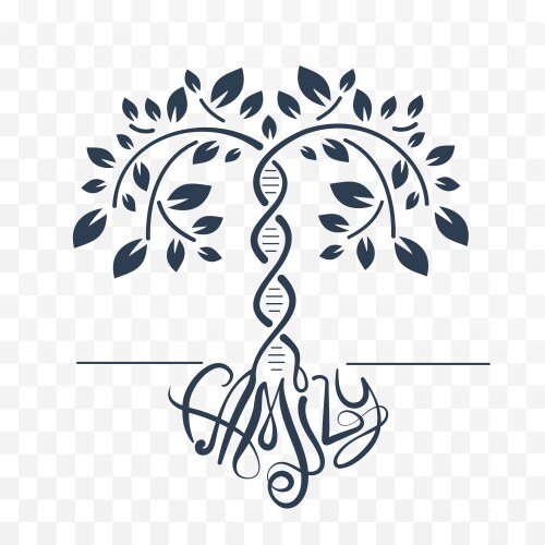DNA Tree Icon - Family Gene Royalty Free Vector Image