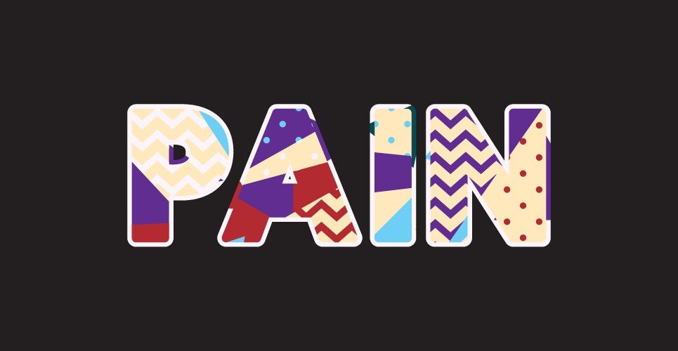 Pain scale chart vertical Royalty Free Vector Image