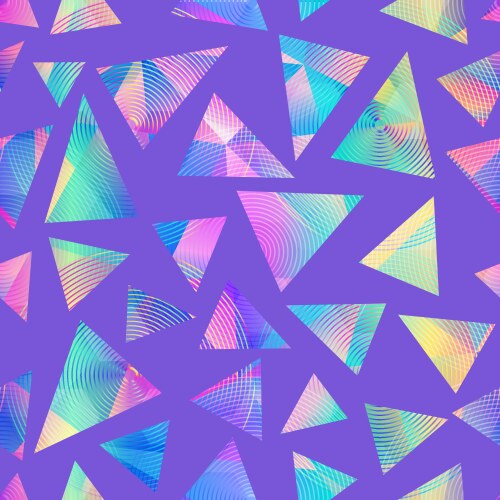Triangle low poly mosaic posters Royalty Free Vector Image
