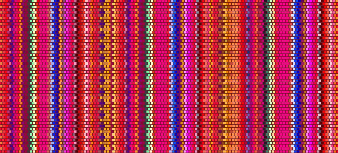 Mexican blanket stripes seamless pattern Vector Image