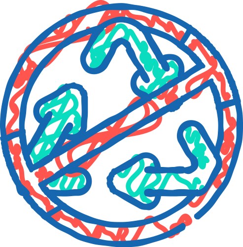 Non Biodegradable Symbol Vector Images (over 330)