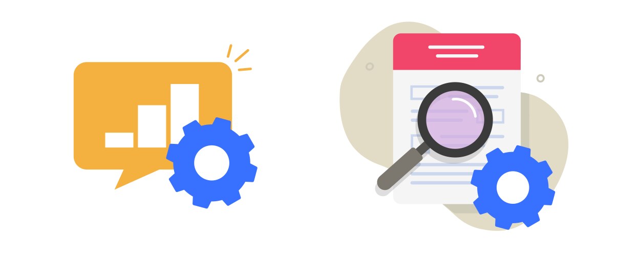 Efficiency increase graphic icon with gears Vector Image Efficiency increase graphic icon with gears Vector Image