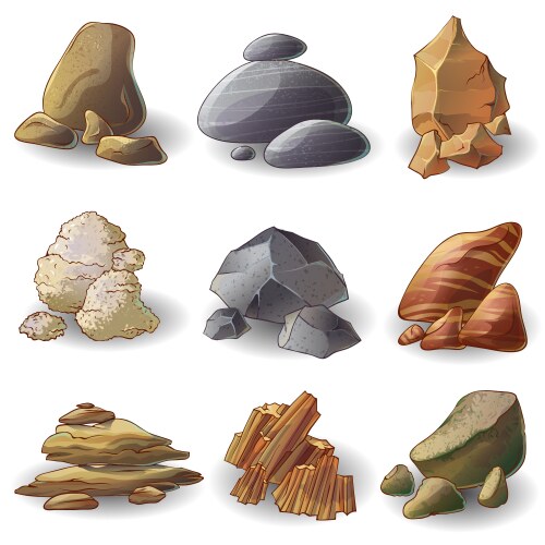 Rocks Royalty Free Vector Image - VectorStock