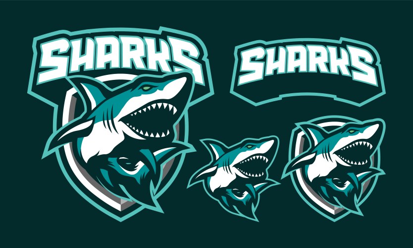 Shark Sports Team Logo