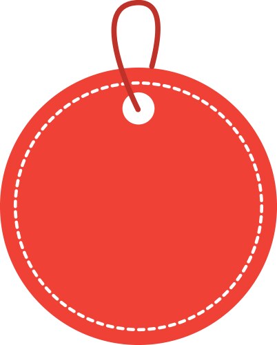 Blank tag icon image Royalty Free Vector Image