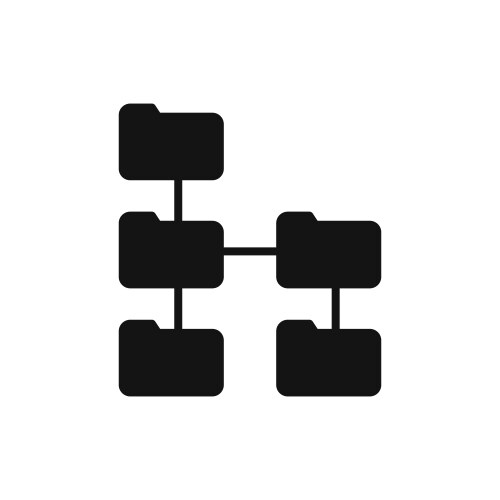 Folder Hierarchy Vector Images (over 590)