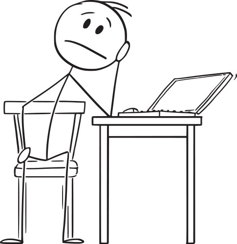 Stickman Working Vector Images (over 2,400)