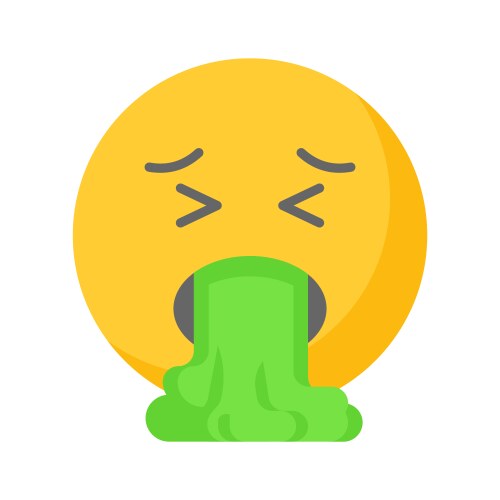 Vomiting Royalty Free Vector Image - VectorStock