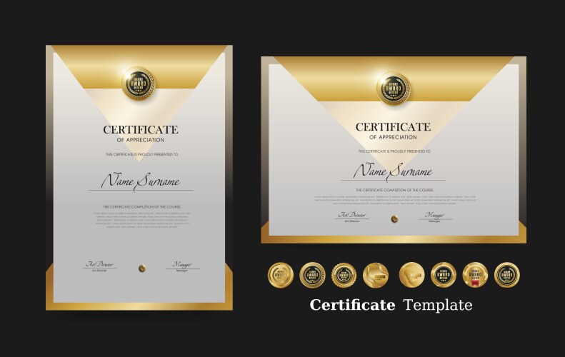 Certificate Vector Images (over 340,000)