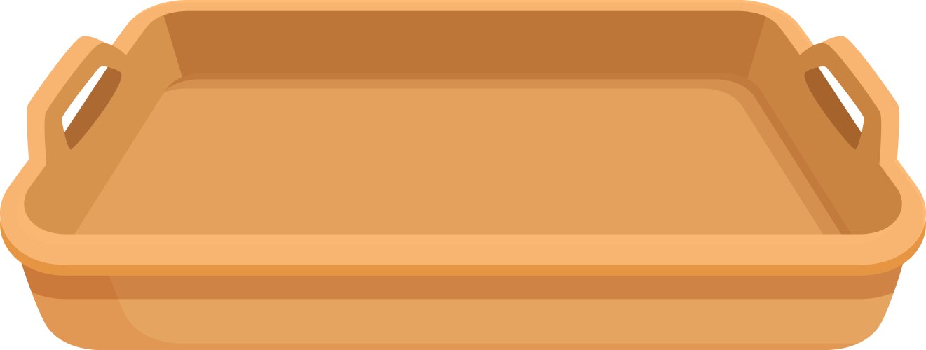 Menu food tray icon cartoon meal container Vector Image