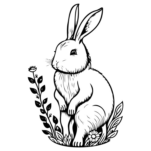 Rabbit Sketch Vector Images (over 14,000)