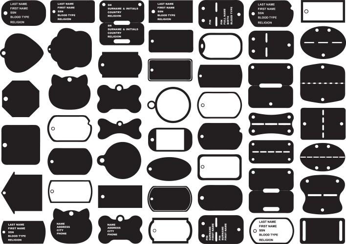Dog Tags Vector Images (over 13,000)
