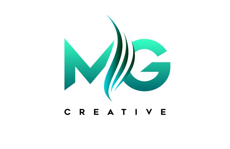 Mg logo letter design icon letters Royalty Free Vector Image
