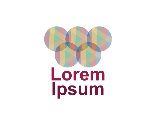 Braided twisted rope circles Royalty Free Vector Image