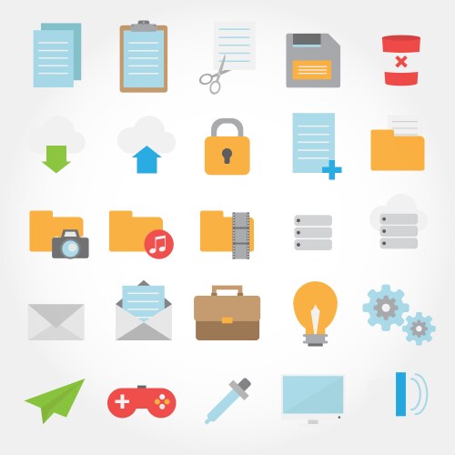 Graphic and computer design different tools Vector Image