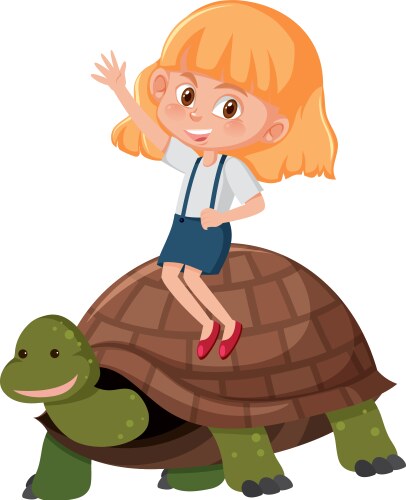 Turtle Girl Vector Images (over 1,500)