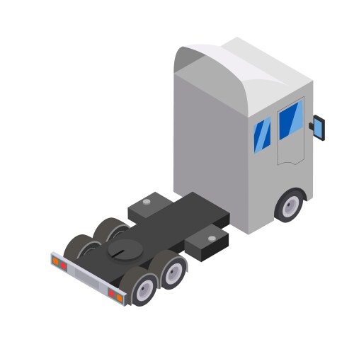 Isometric food trucks Royalty Free Vector Image