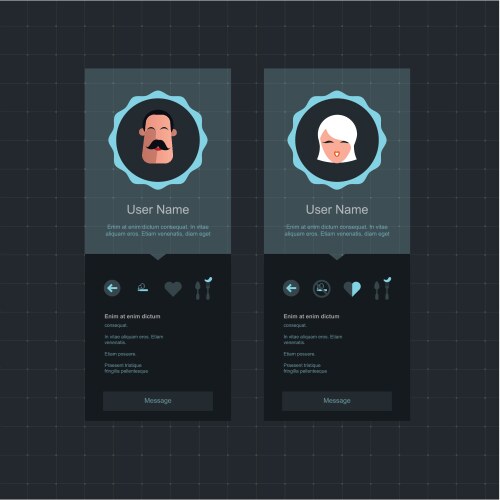 Technology background login screen accesses Vector Image