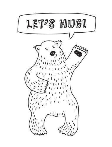 Cute bears Royalty Free Vector Image - VectorStock