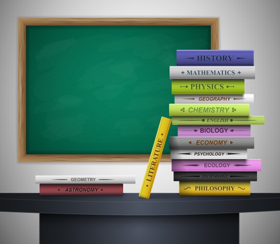 School scroll Royalty Free Vector Image - VectorStock