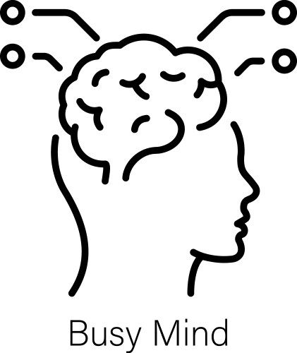 Confuse mind Royalty Free Vector Image - VectorStock