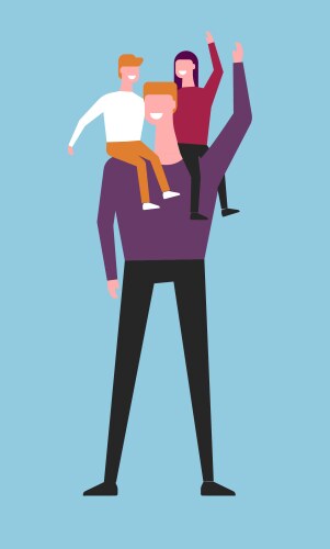 Father and Children Vector Images (over 31,000)