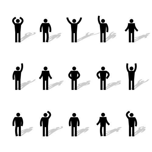 Stick Man Pointing Vector Images (over 2,400)