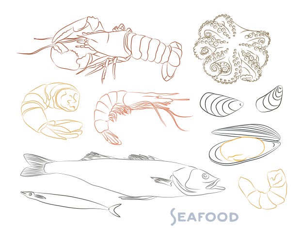 Seafood Vector Images (over 150,000)
