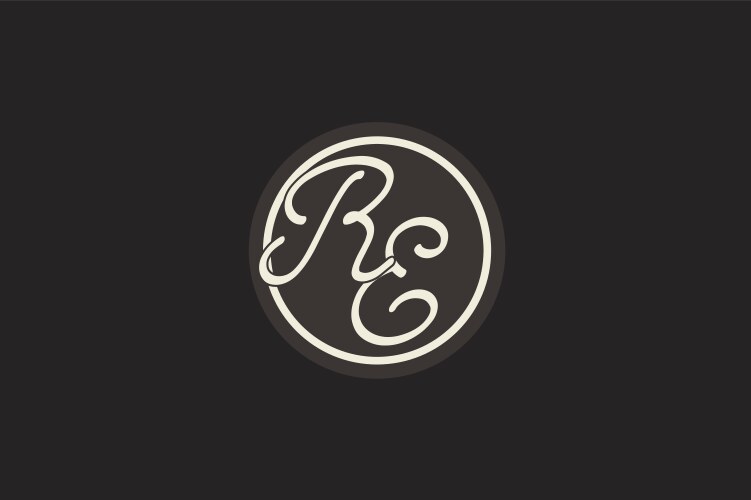 Re Monogram Vector Images (over 2,200)