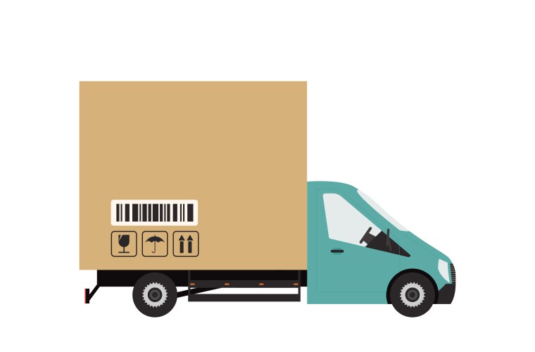 Shipping transportation service Royalty Free Vector Image