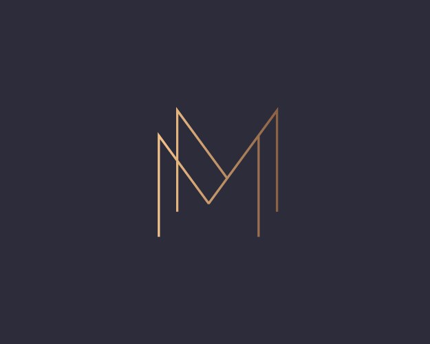 Abstract gradient linear monogram letter g logo Vector Image