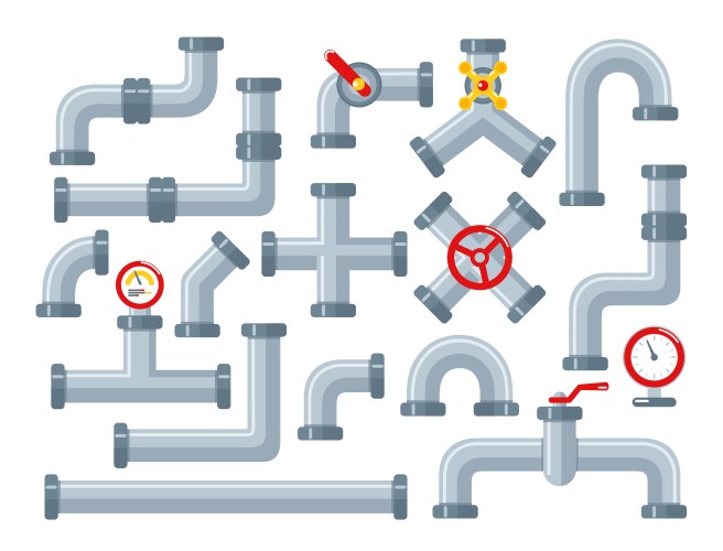 Pipes background Royalty Free Vector Image - VectorStock