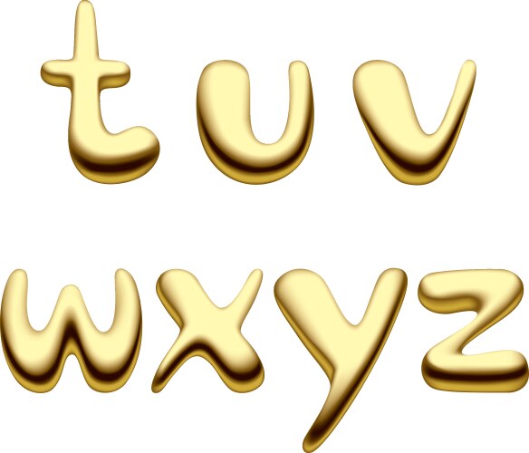 Gold Letters Set Vector Images (over 22,000)