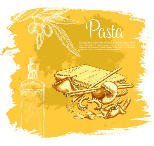 Ravioli pasta Royalty Free Vector Image - VectorStock