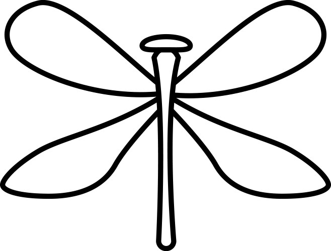 Dragonfly Outline Vector Images (over 3,600)
