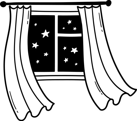 Good night set Royalty Free Vector Image - VectorStock