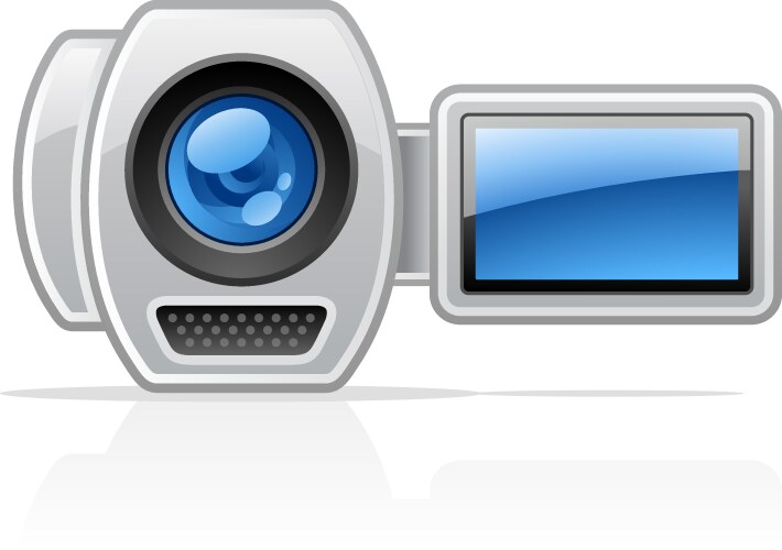 Vintage camera cartoon Royalty Free Vector Image