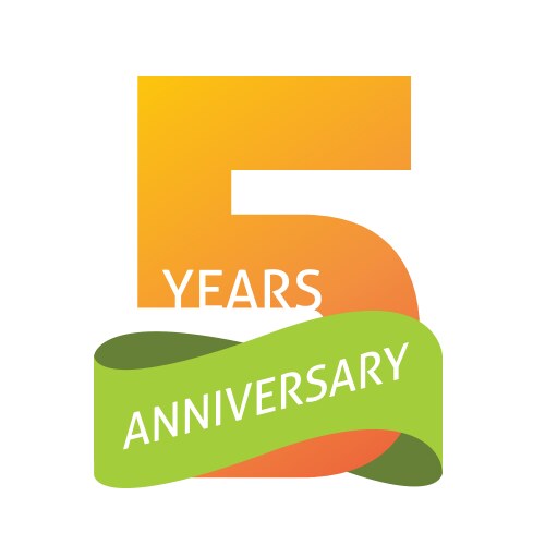 5 Year Anniversary Vector Images (over 5,600)