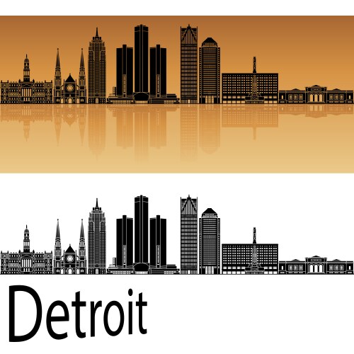 Detroit Skyline Vector Images (over 230)