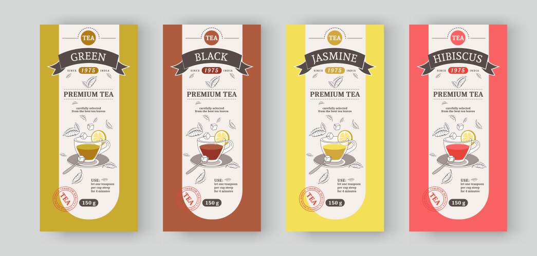 Tea Packaging Vector Images (over 16,000)