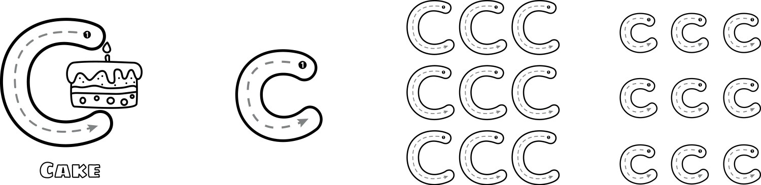Letter symbol in circle set Royalty Free Vector Image