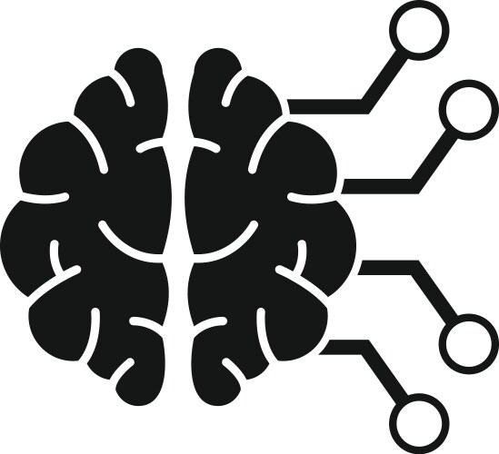 Coping skills balance icon outline work Royalty Free Vector