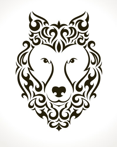 Wolf Tattoo Vector Images (over 7,900)