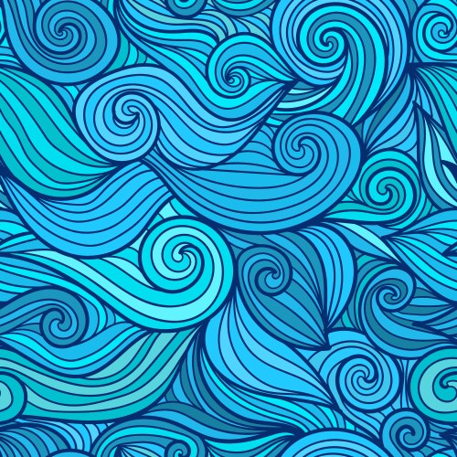 Seamless wave pattern Royalty Free Vector Image