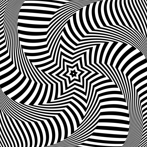Abstract op art design Royalty Free Vector Image