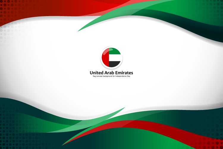 Uae background design Royalty Free Vector Image