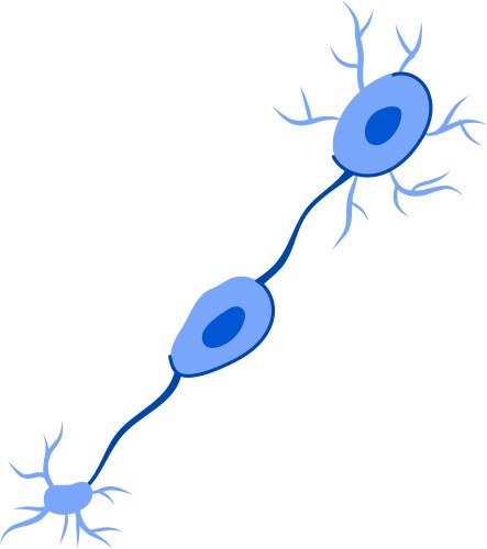 Ai neurons cartoon Royalty Free Vector Image - VectorStock