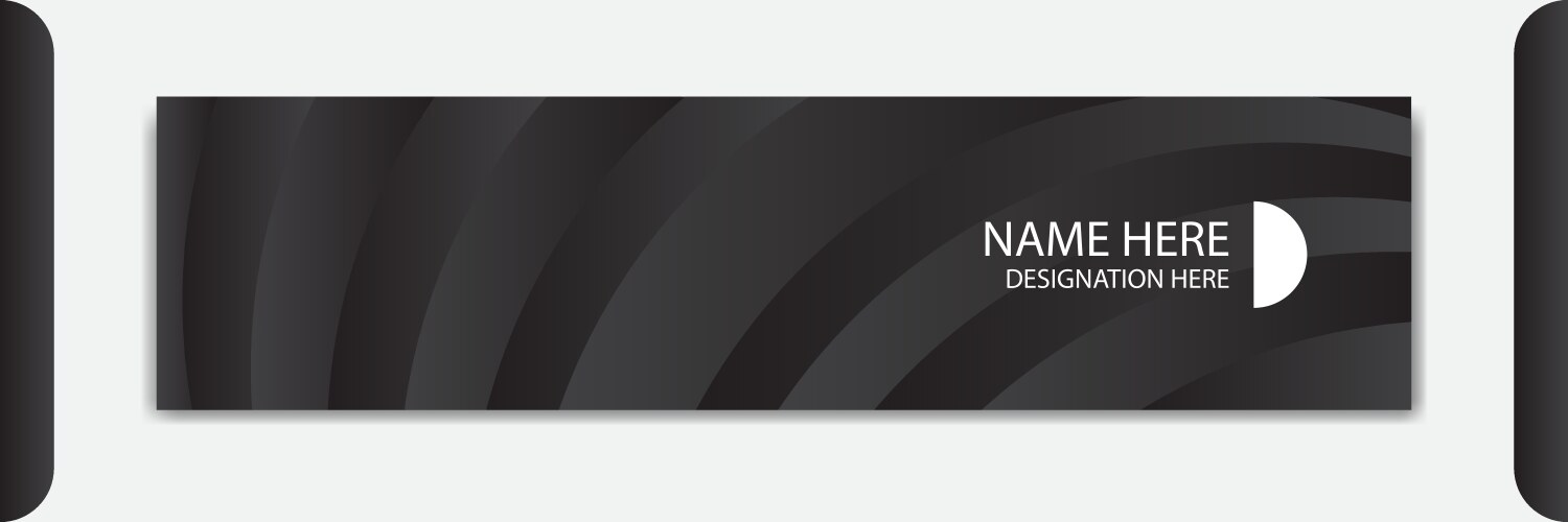 Gradient color linkedin cover and banner design Vector Image