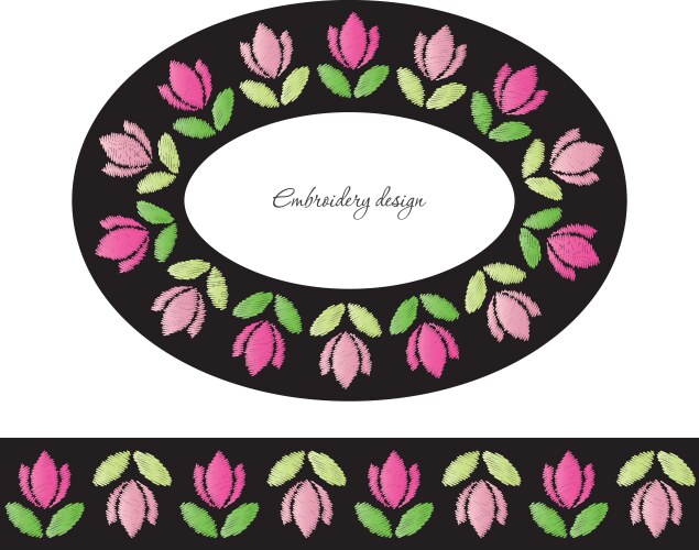 Embroidery Border Vector Images (over 16,000)
